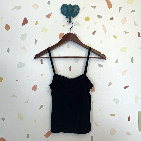 Project Social T | Tops | Pst Project Social Tee Black Ribbed Knit Soft ...